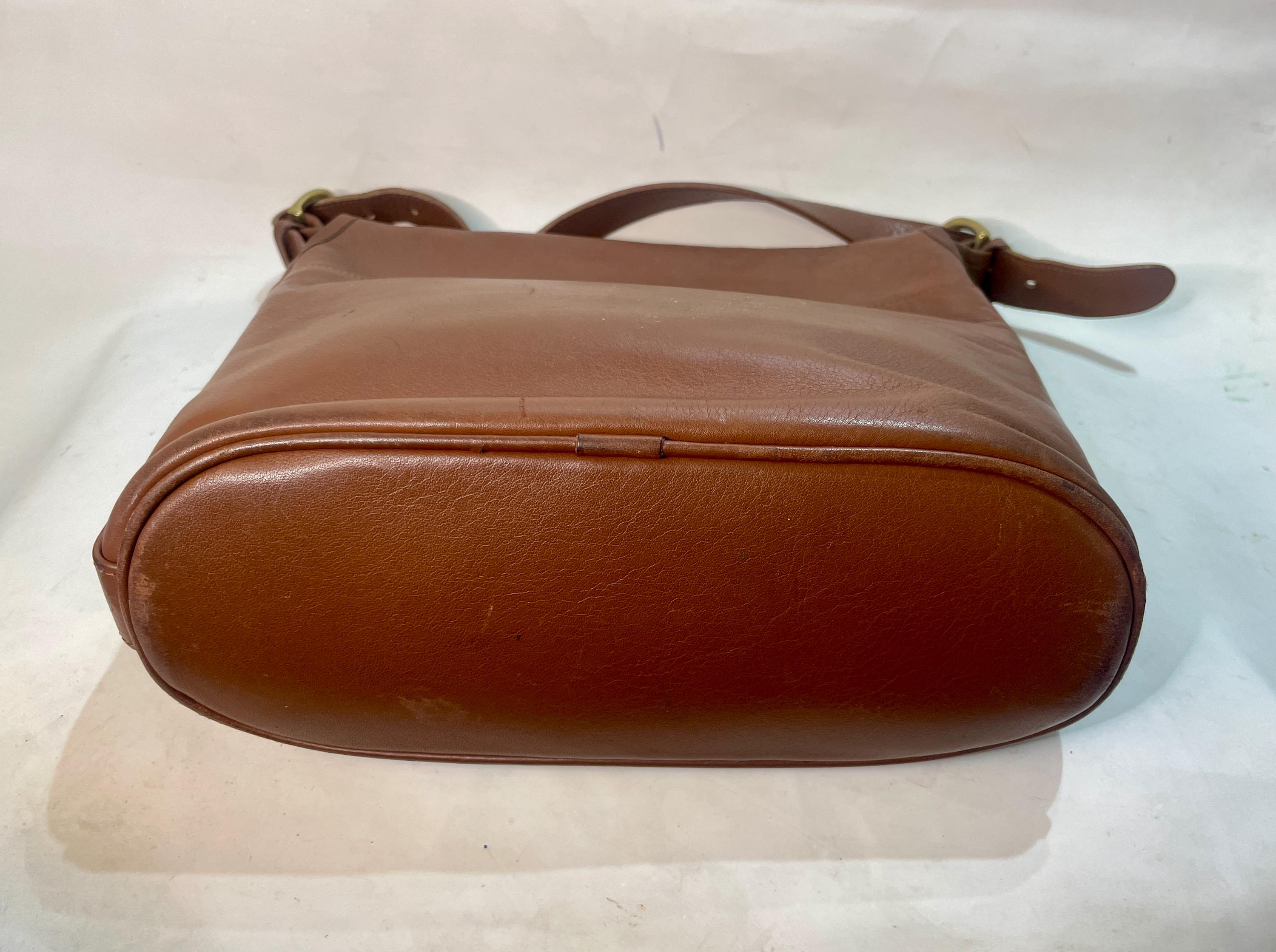 Vintage Coach Whitney 4115 Carmel Leather Crossbody Bag Effortless Style - Etsy