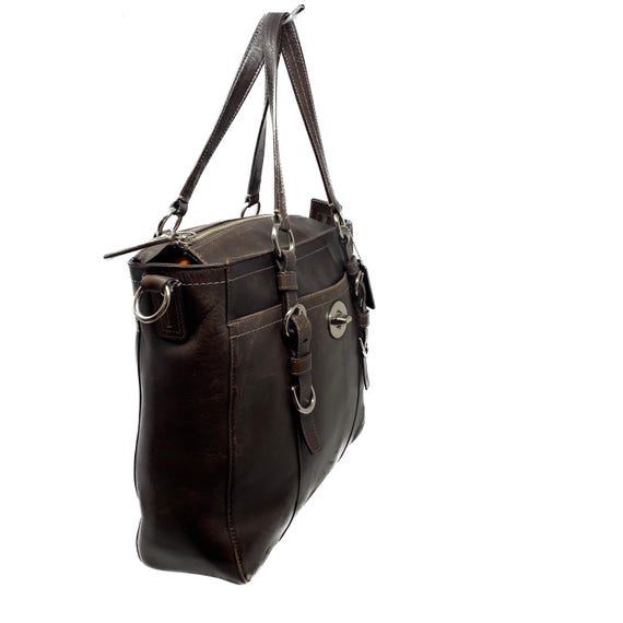 Vintage Coach Chelsea Tote F14015 - Brown Leather wit… - Gem