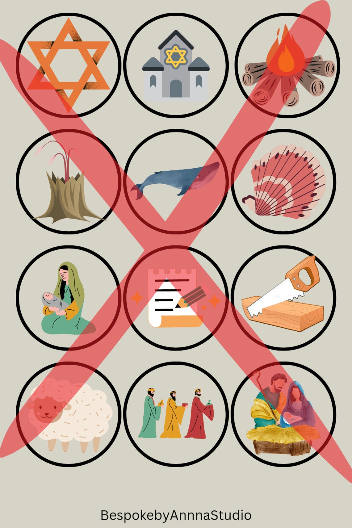 DIY JESSE TREE Printable Pdf Jesse Tree Devotional Book Christmas ...