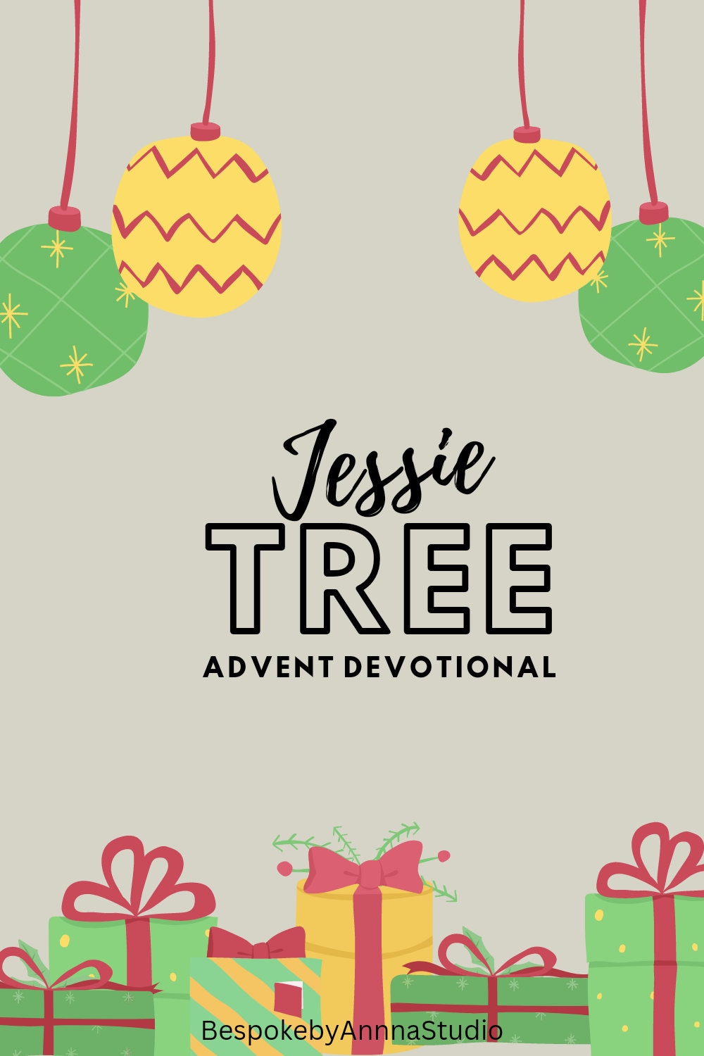 DIY JESSE TREE Printable Pdf Jesse Tree Devotional Book Christmas ...