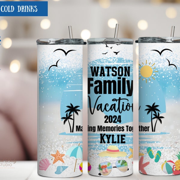 Vacation Tumbler - Etsy