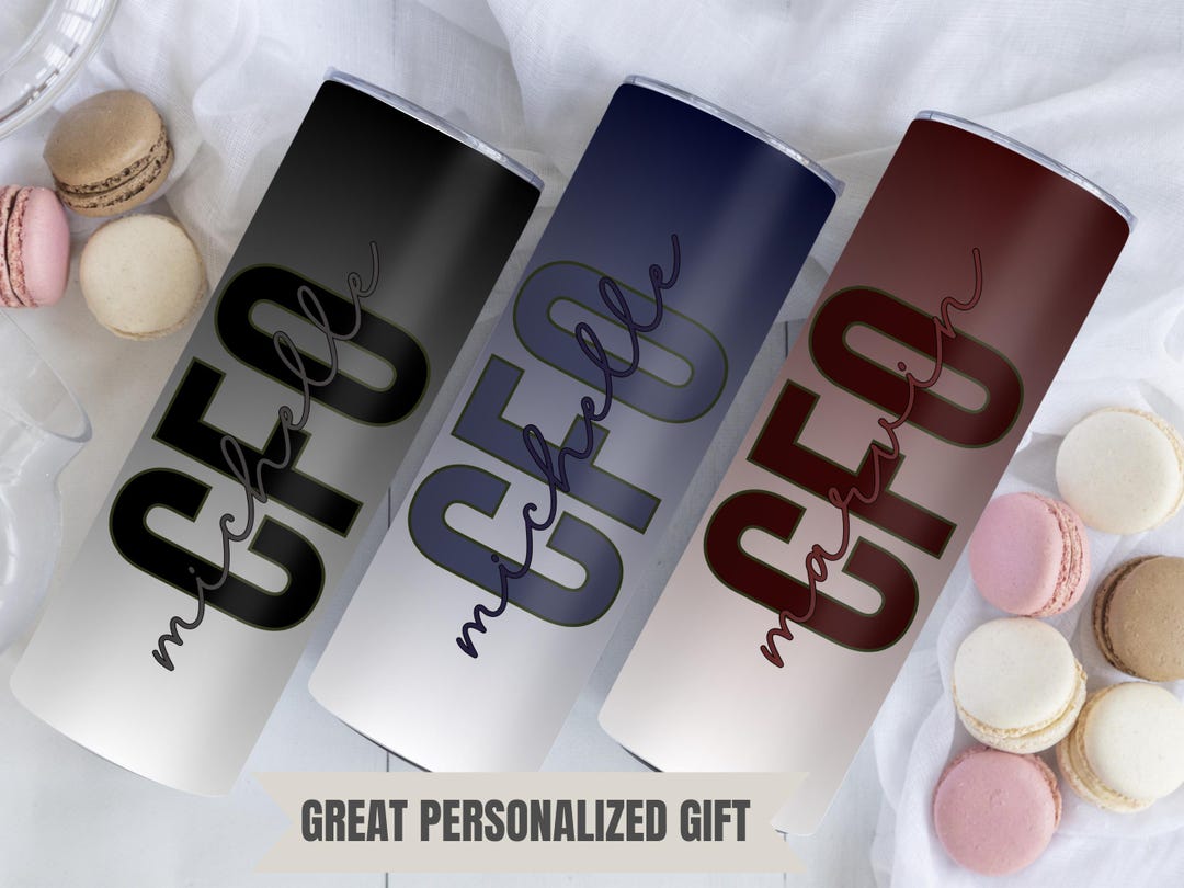 Chief Financial Officer Tumbler, CFO Gift, Personalized CFO Tumbler ...