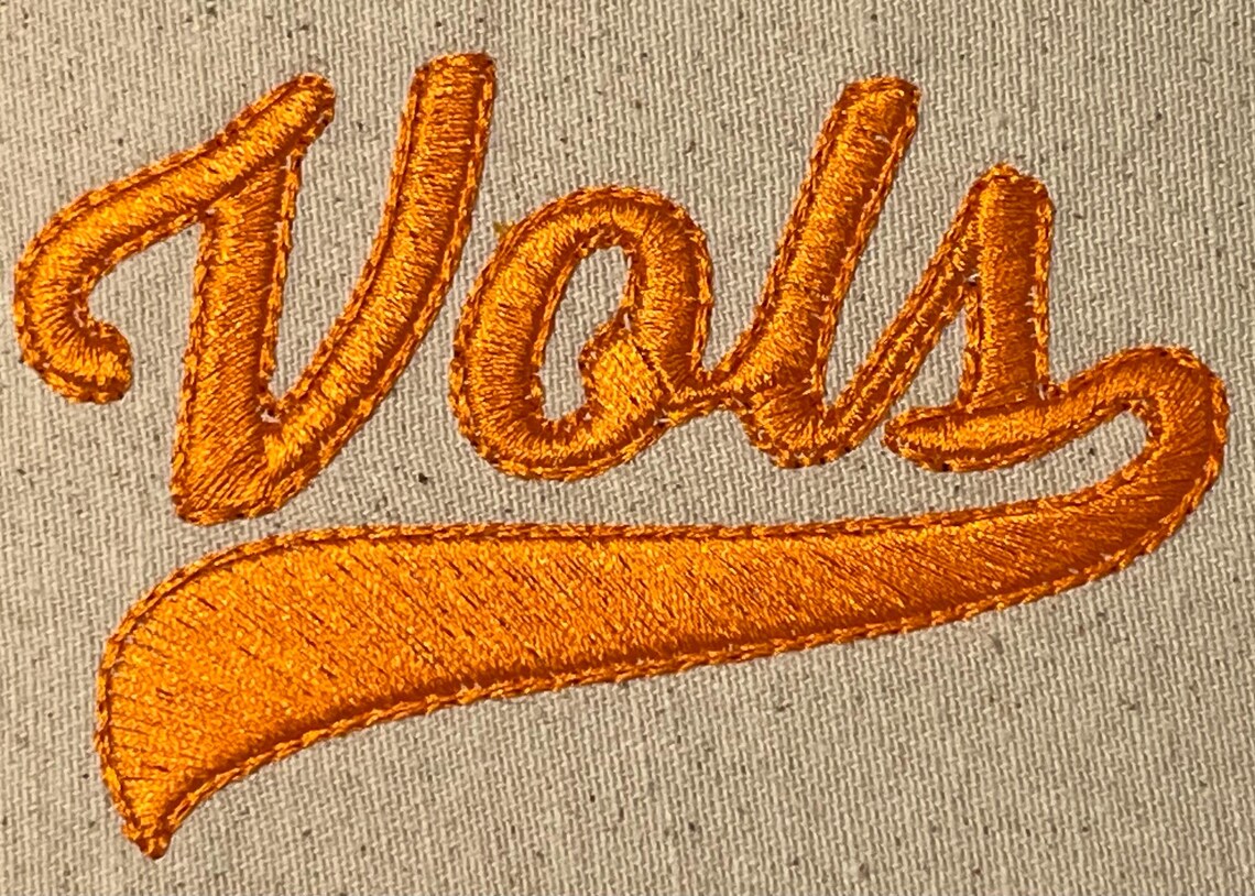 Cursive Machine Embroidery Design - Etsy