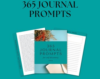 Digital 365 Journal Prompts - Etsy