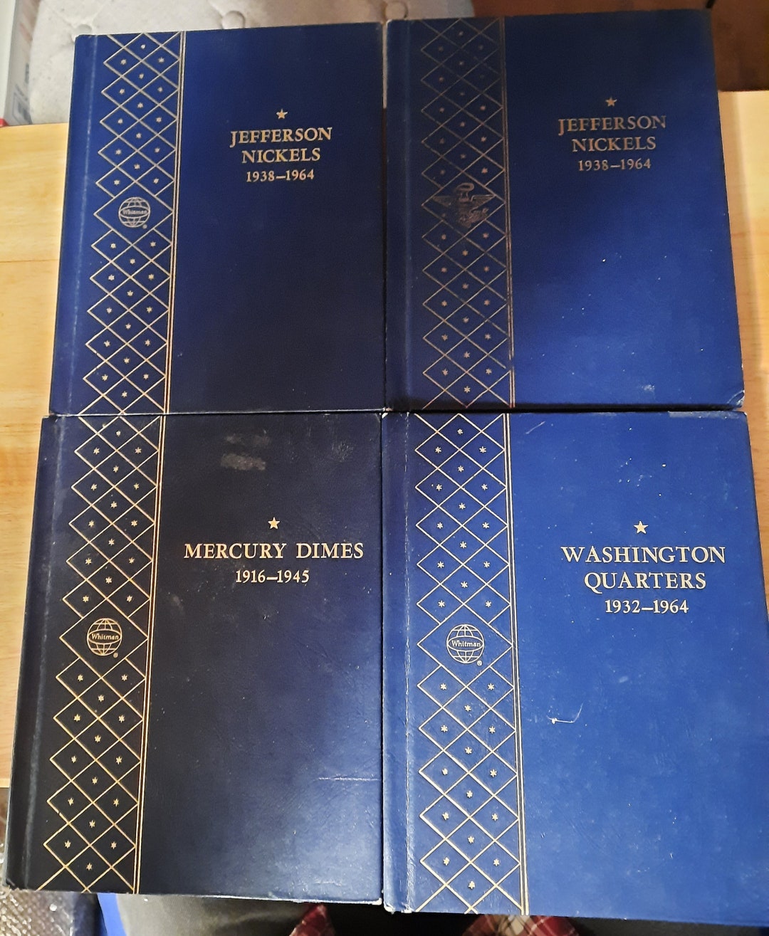 4 Whitman Deluxe Coin Books - Etsy