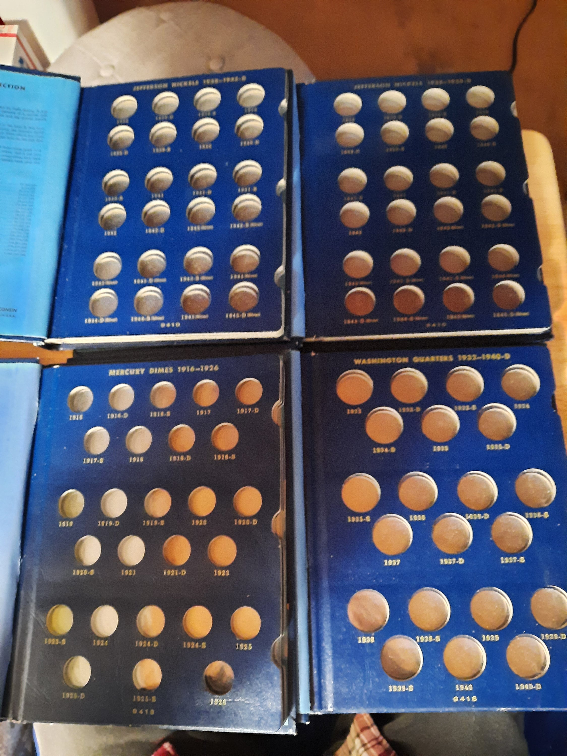 4 Whitman Deluxe Coin Books - Etsy