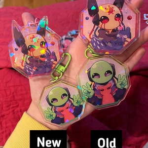 READ LAST IMAGE Rain World Iterator Holographic Acrylic Charms - Etsy