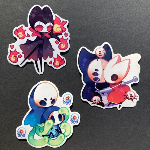 Hollow Knight Die Cut Vinyl Stickers Grimm Hornet Herrah - Etsy
