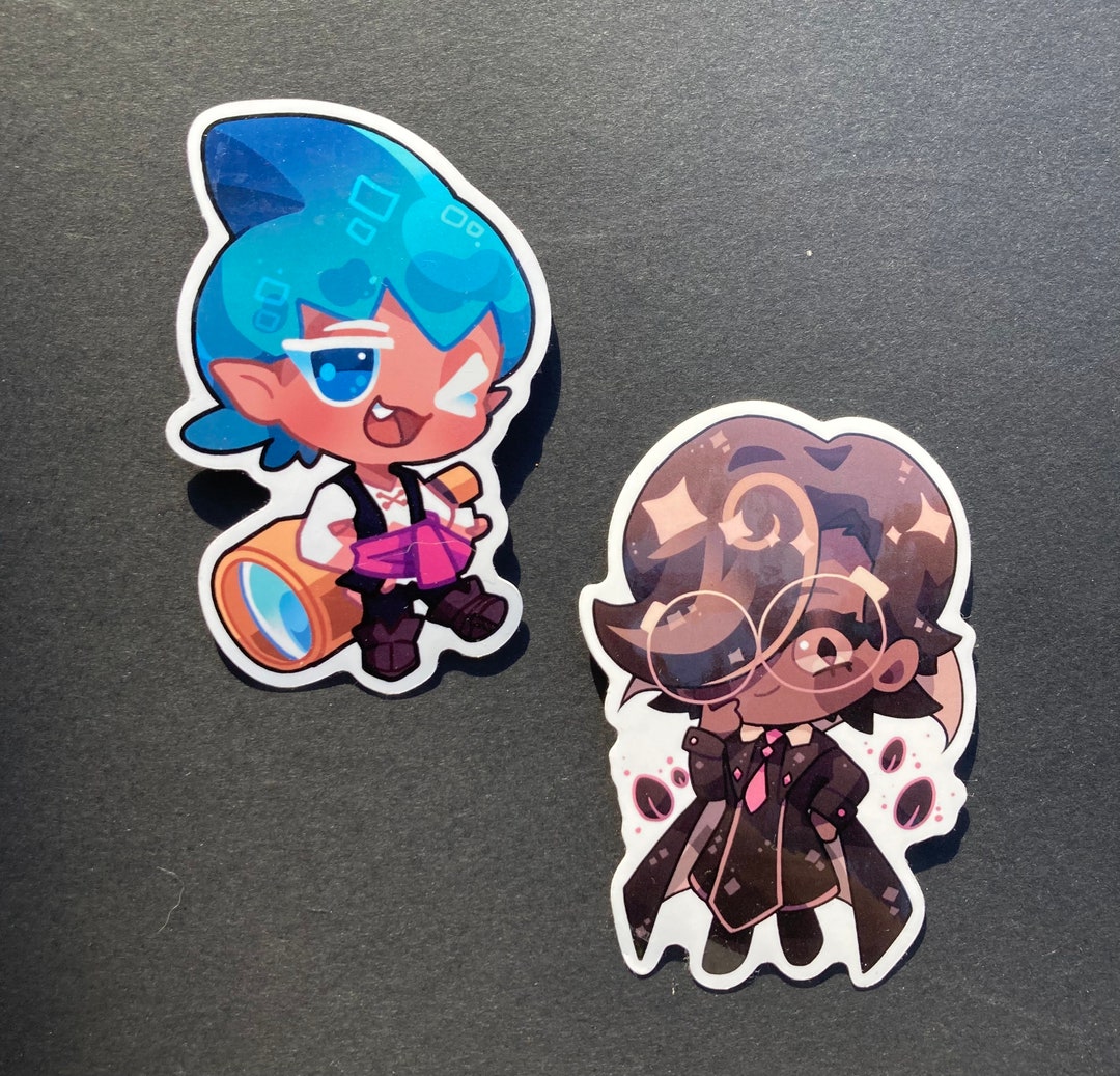Cookie Run Kingdom Sorbet Shark Espresso Die-cut Vinyl Stickers - Etsy