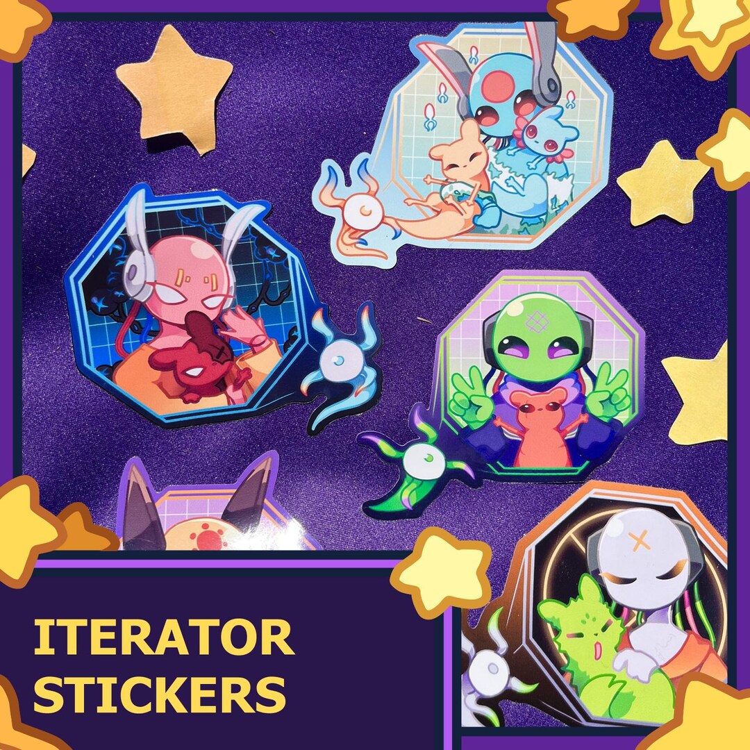 CLEARANCE Rain World Glossy Iterator Stickers - Etsy