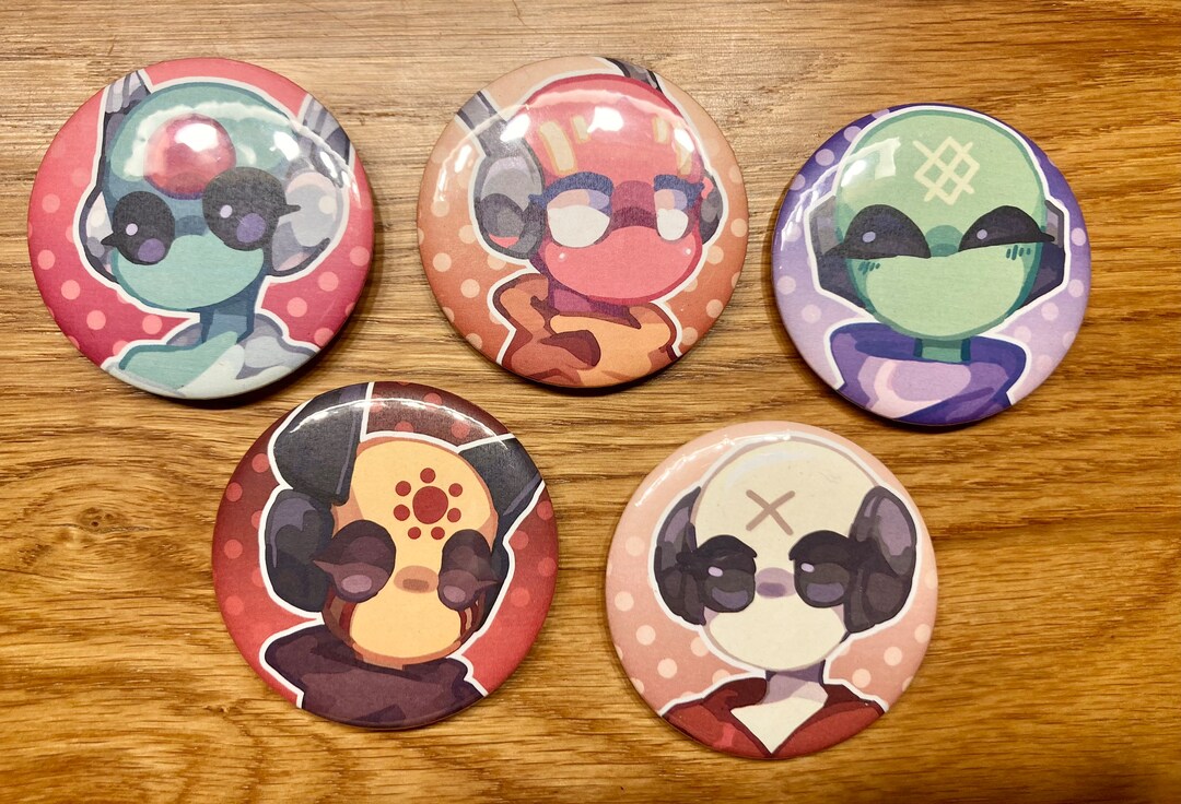 Rain World Iterator 58mm Button Pins - Etsy Australia