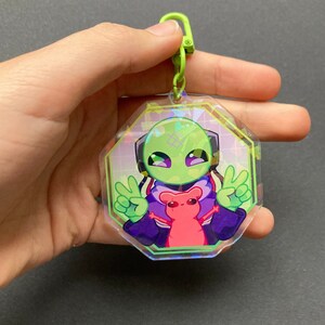 READ LAST IMAGE Rain World Iterator Holographic Acrylic Charms - Etsy