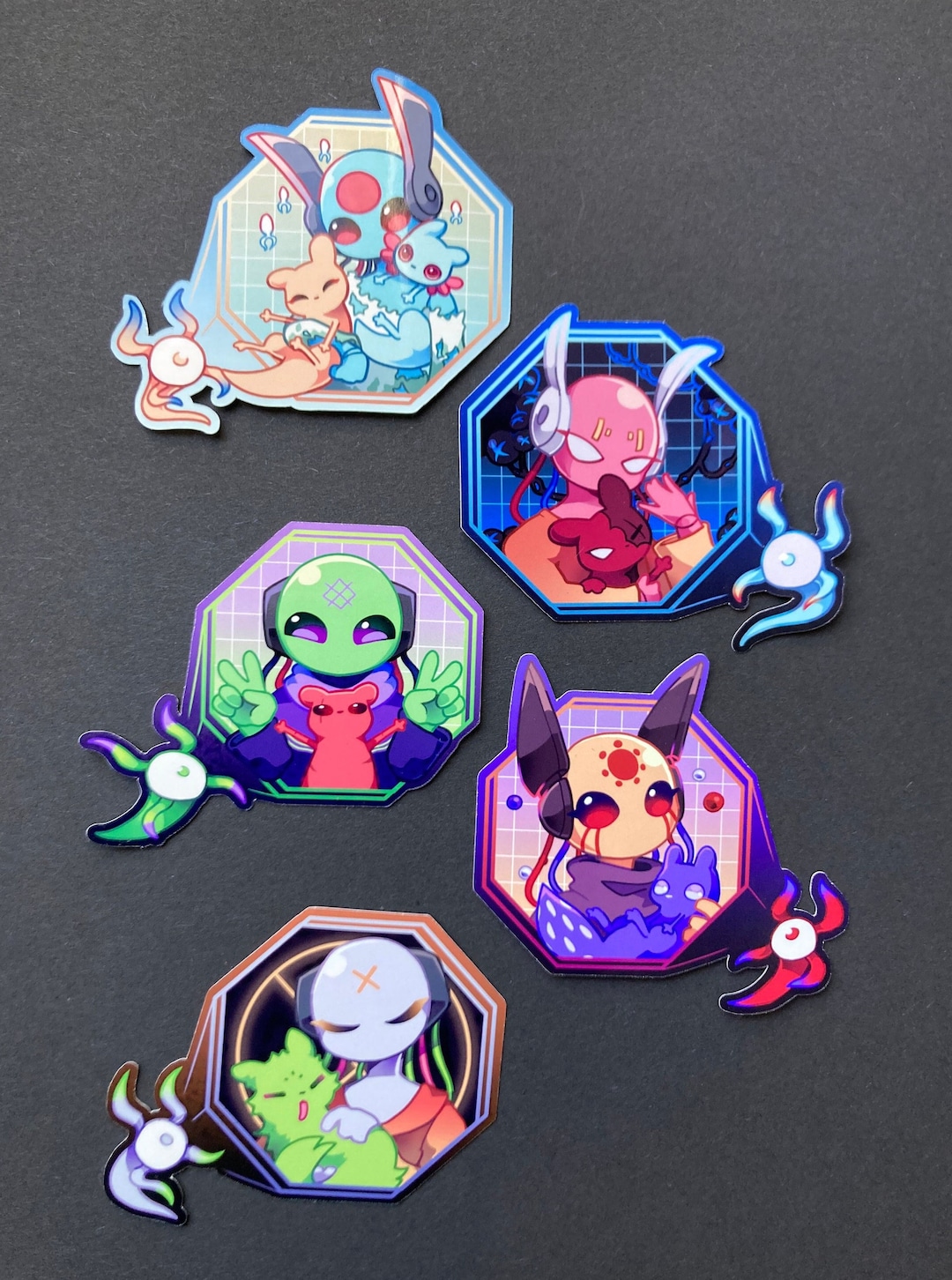 Rain World Glossy Iterator Stickers - Etsy