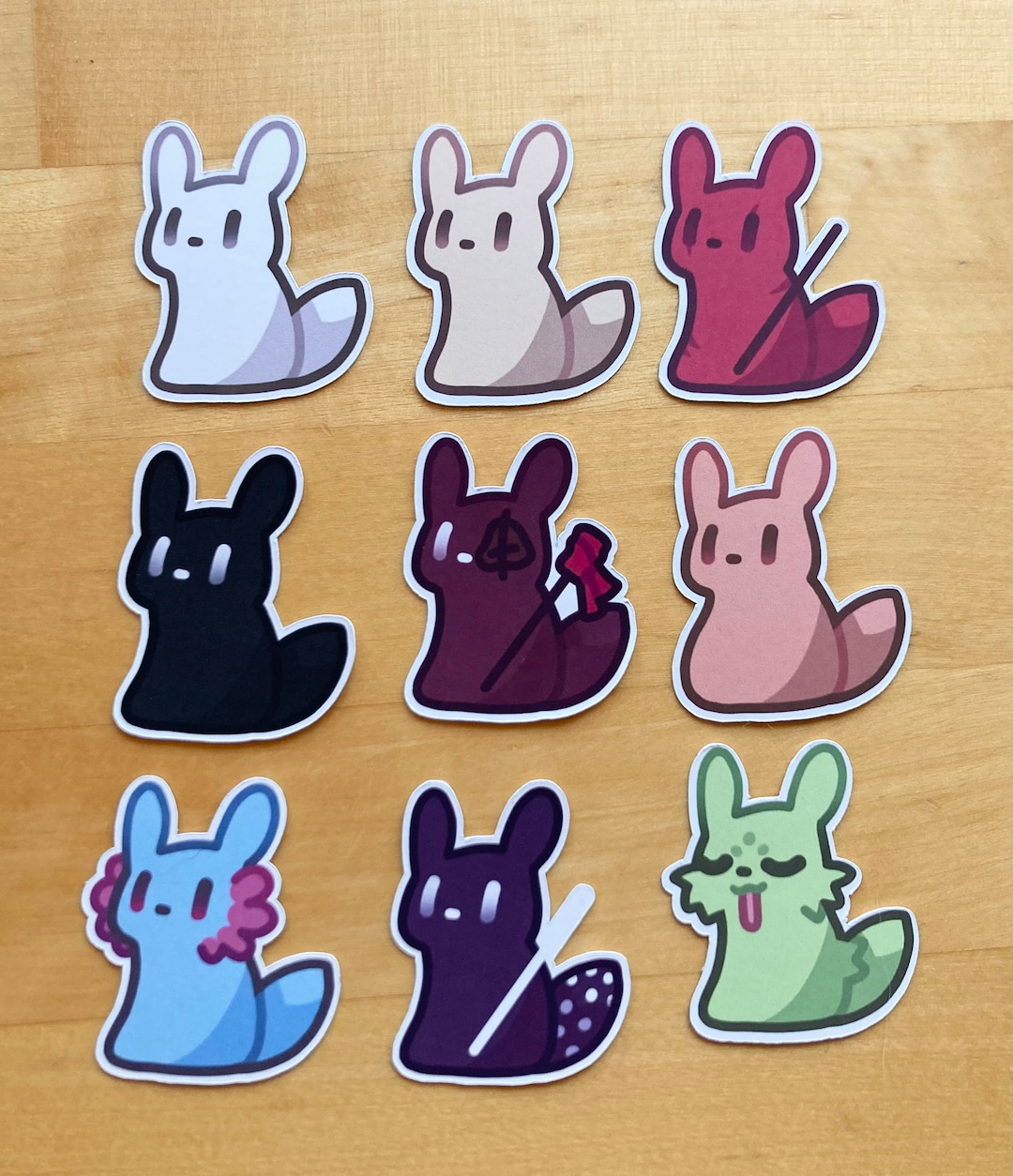 Rain World Downpour Slugcat Stickers 4cm - Etsy