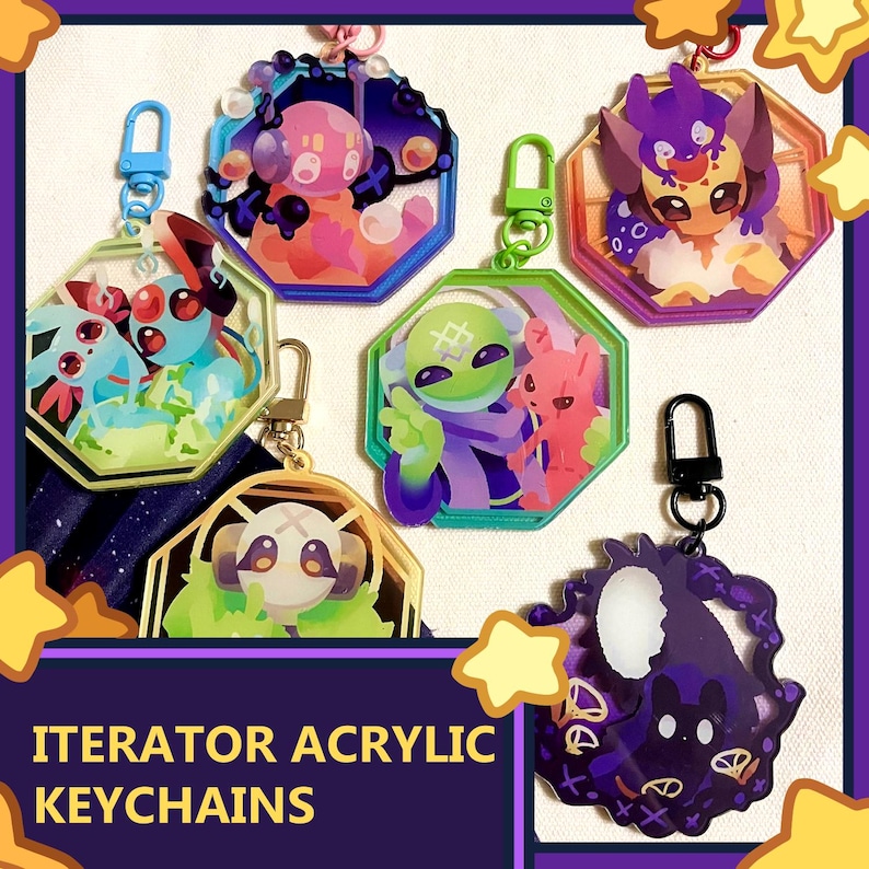 Rain World Iterator Acrylic Keychains - Etsy