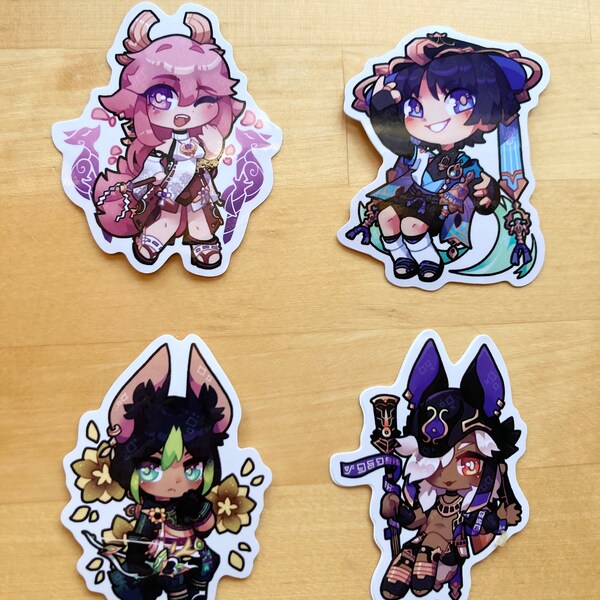 Genshin Stickers Wanderer - Etsy