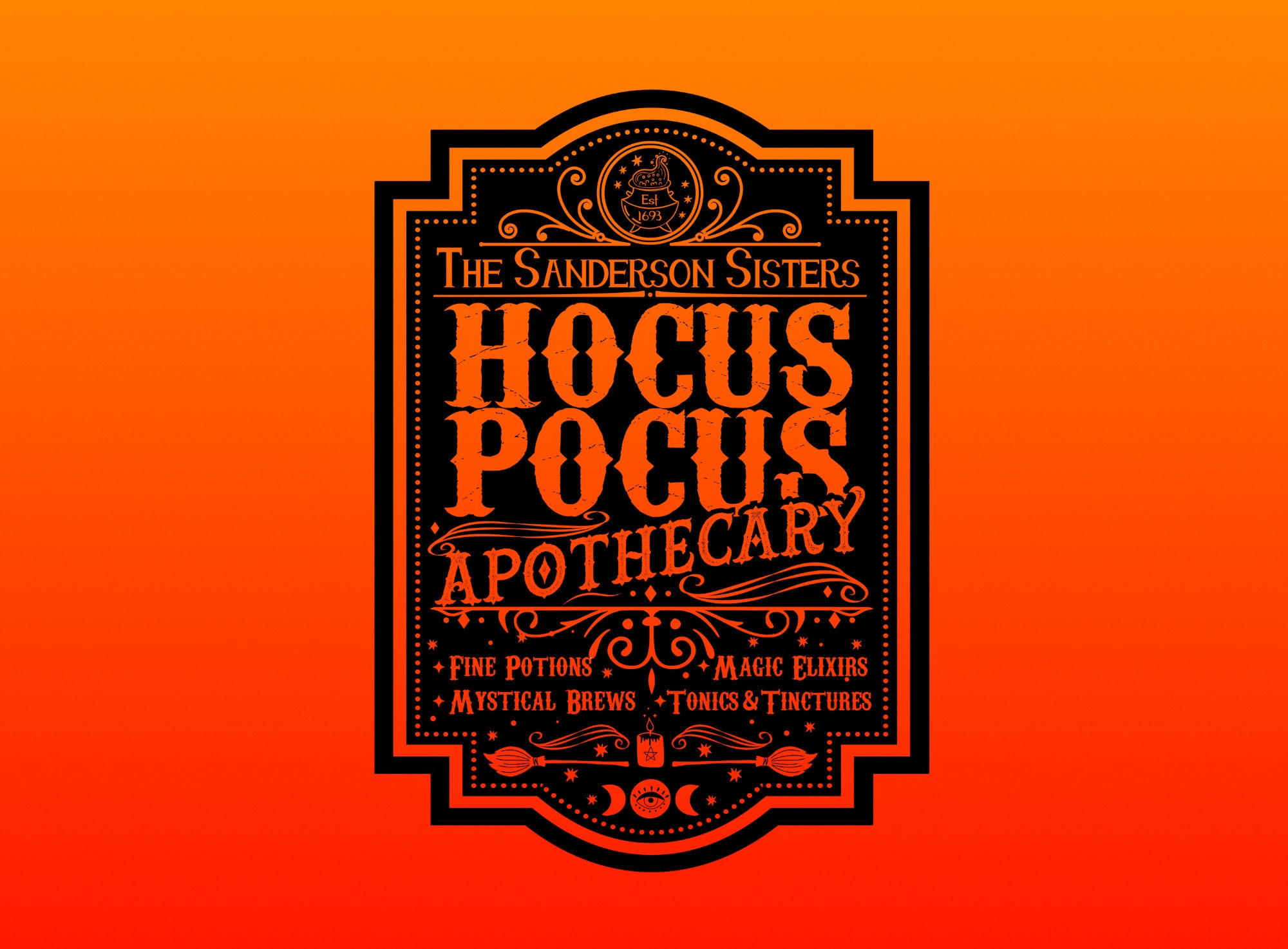 Sanderson Sisters Hocus Pocus Png Etsy