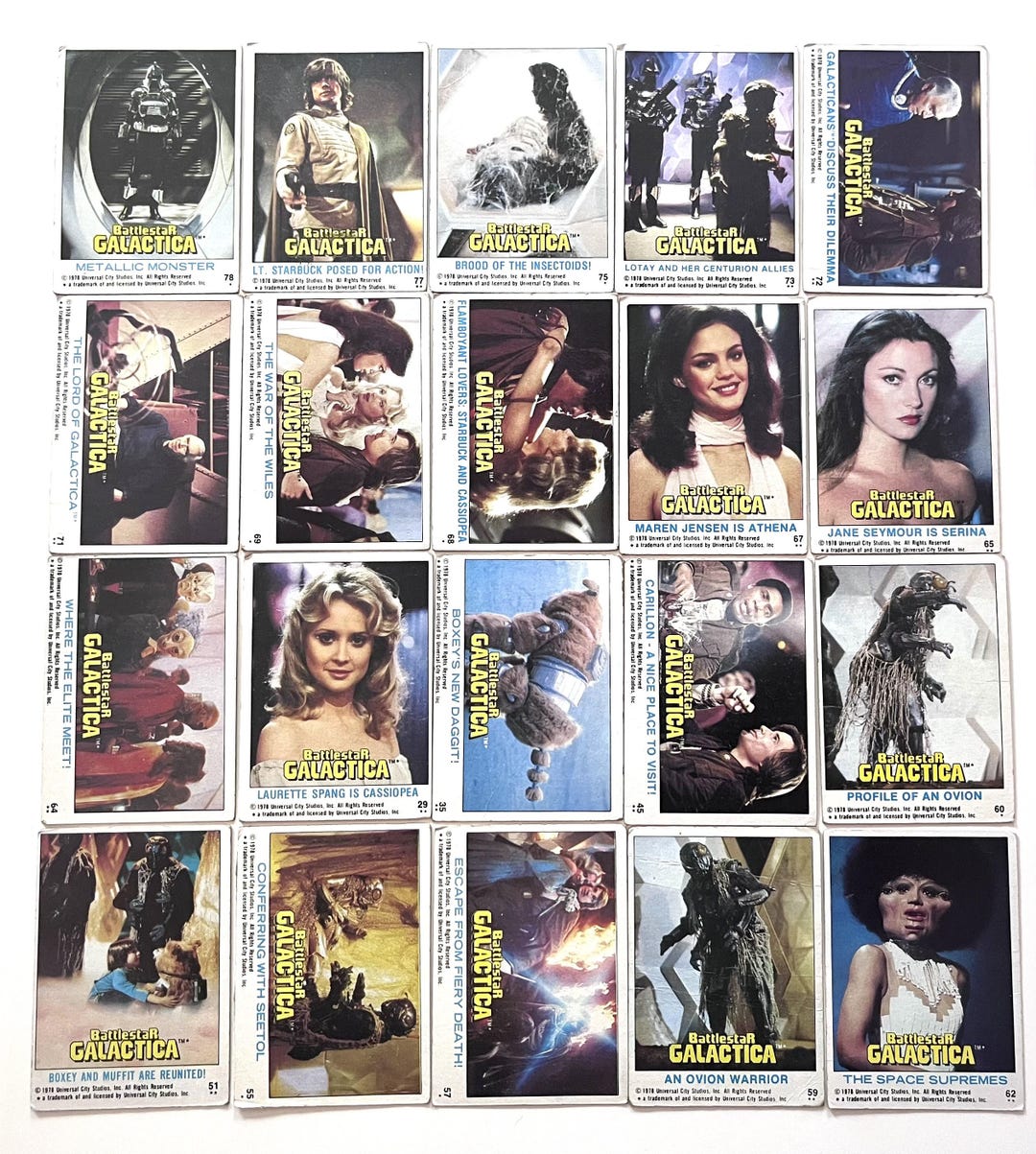 1978 Battlestar Galactica Trading Cards - Etsy