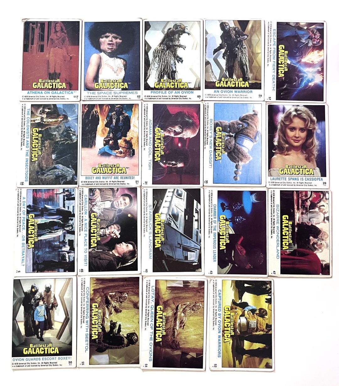 1978 Battlestar Galactica Trading Cards - Etsy