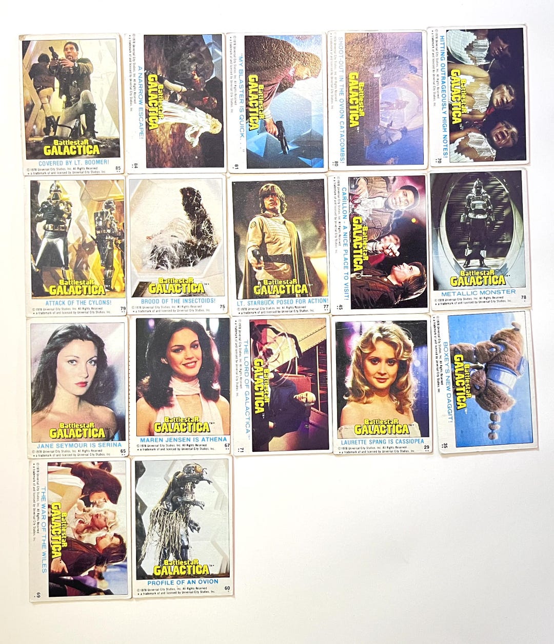 1978 Battlestar Galactica Trading Cards - Etsy