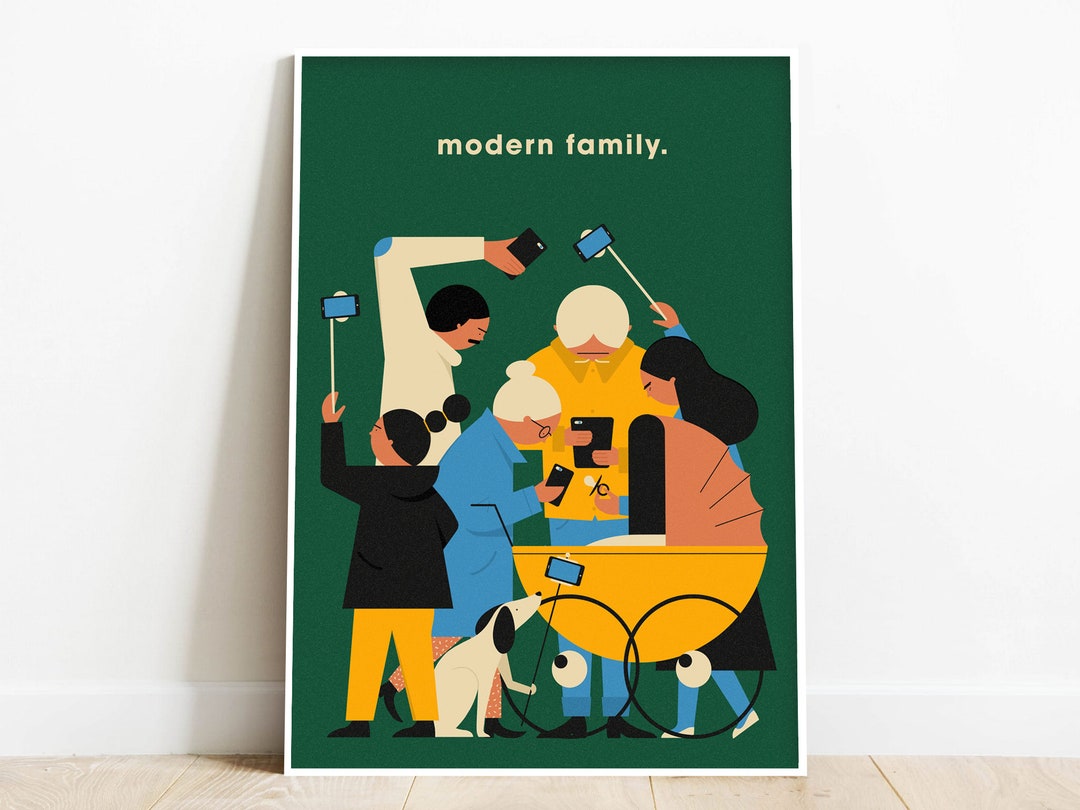 Modern Family Poster - Etsy