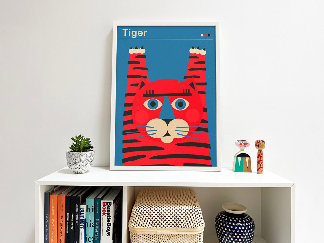 Tiger Poster - Etsy