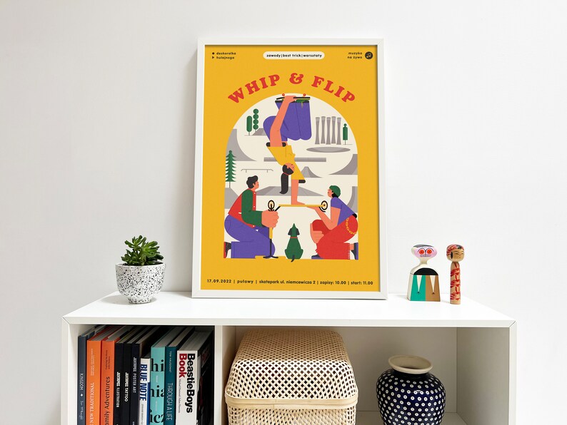 Whip & Flip 1 Poster - Etsy