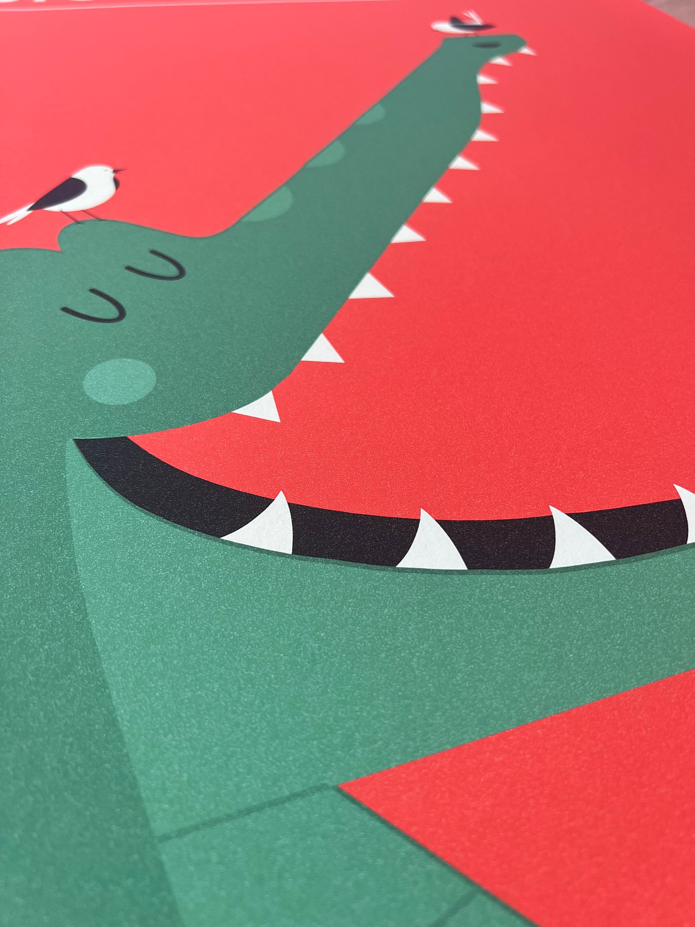 Crocodile Poster - Etsy