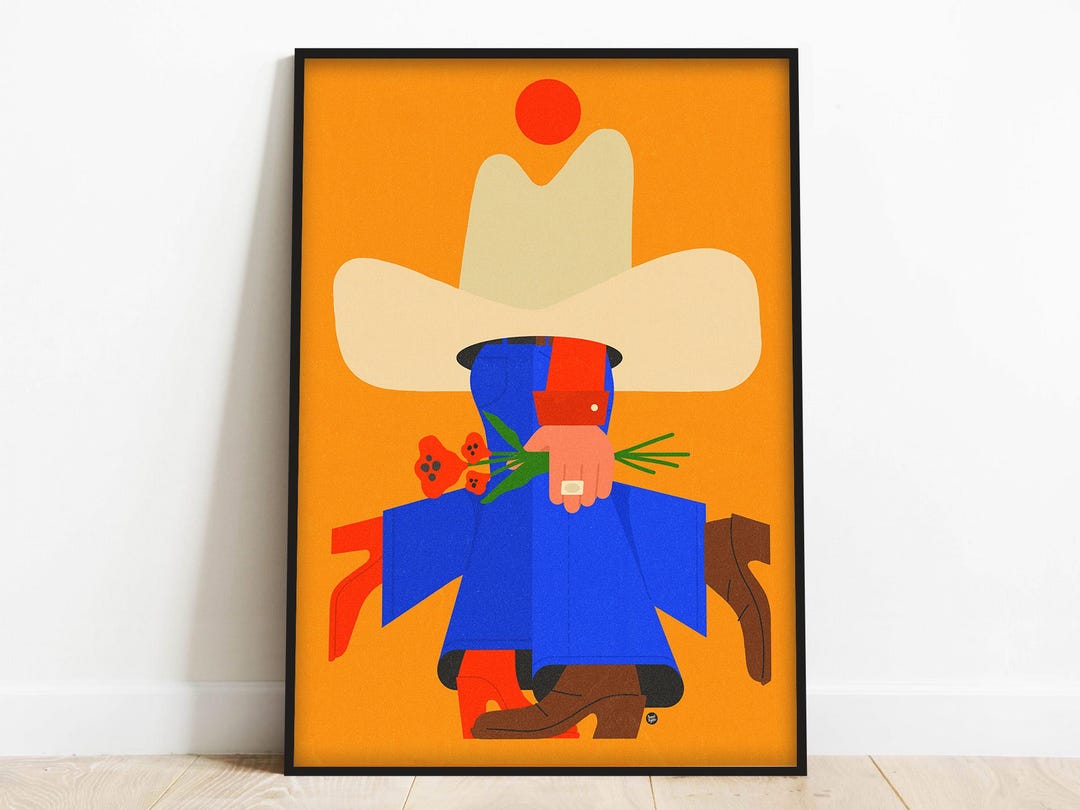 Rodeo Love Poster - Etsy