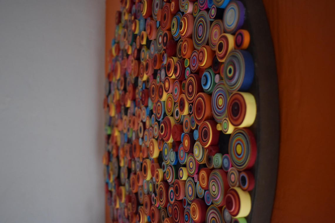 Paper Swirls Wall Hanging - Etsy