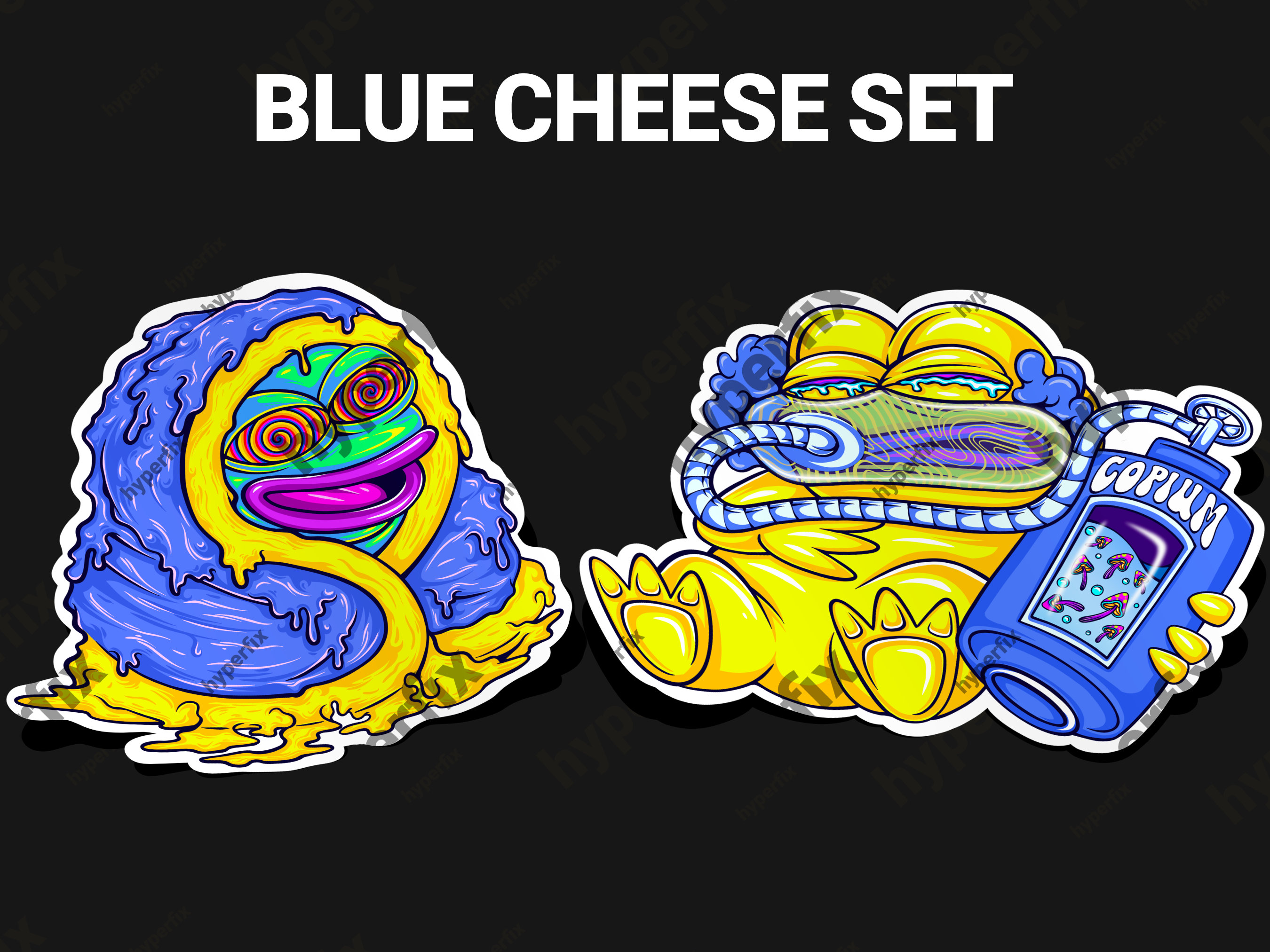 Trippy Peepo Stickers Matte or Sparkles Durable and Water - Etsy