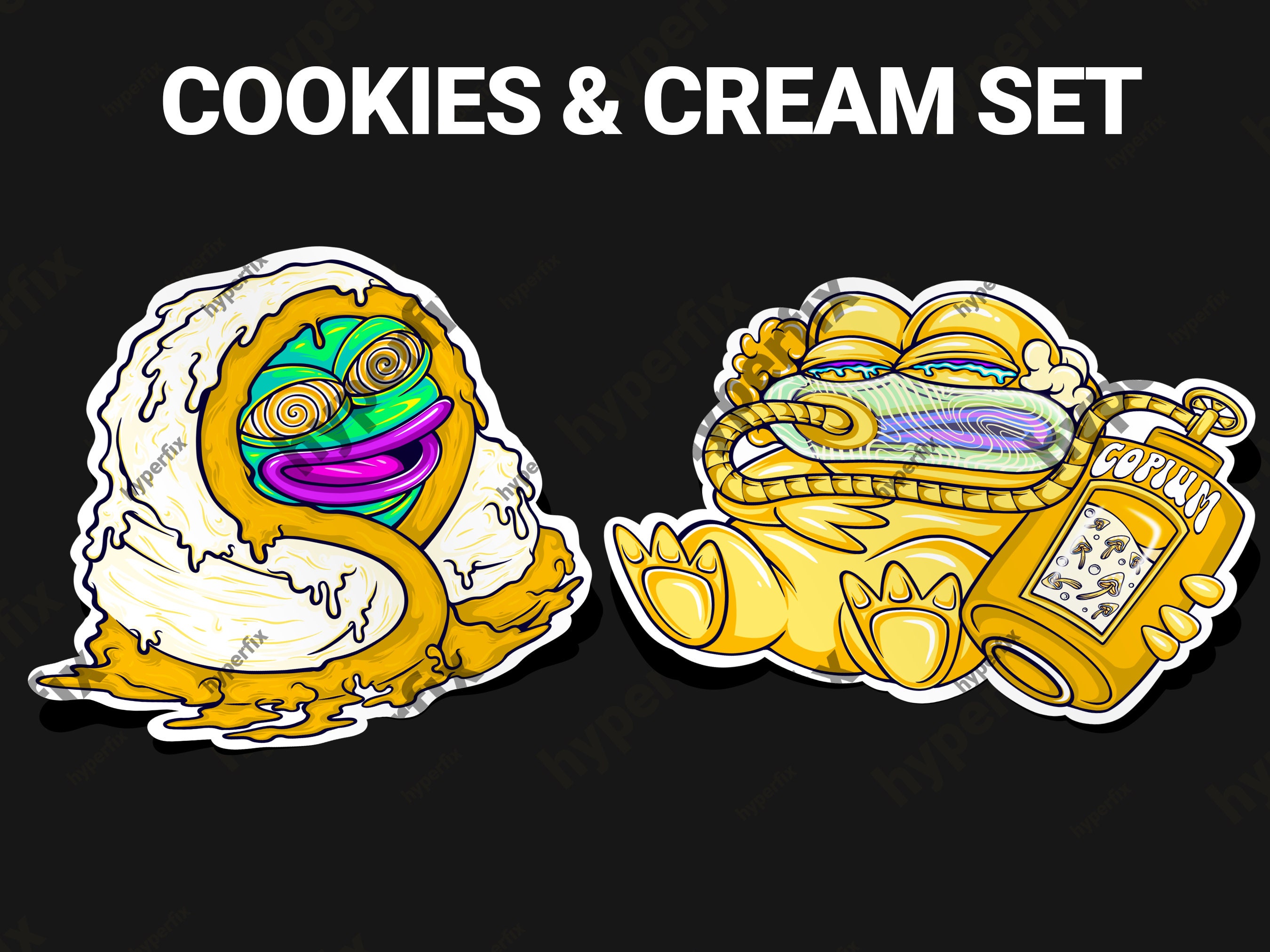 Trippy Peepo Stickers Matte or Sparkles Durable and Water - Etsy