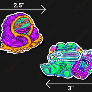 Trippy Peepo Stickers Matte or Sparkles Durable and Water - Etsy