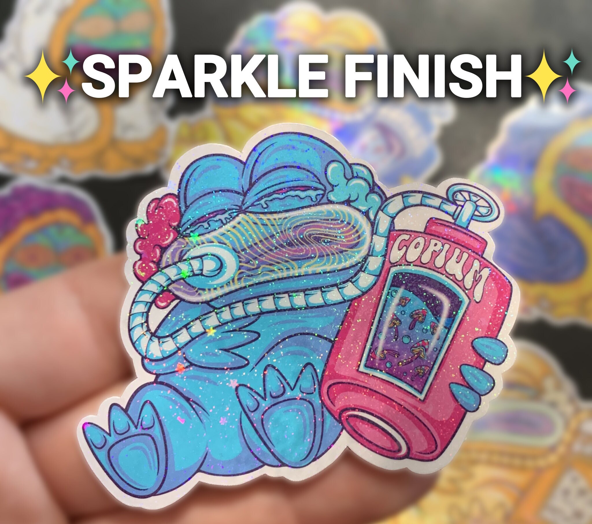 Trippy Peepo Stickers Matte or Sparkles Durable and Water - Etsy