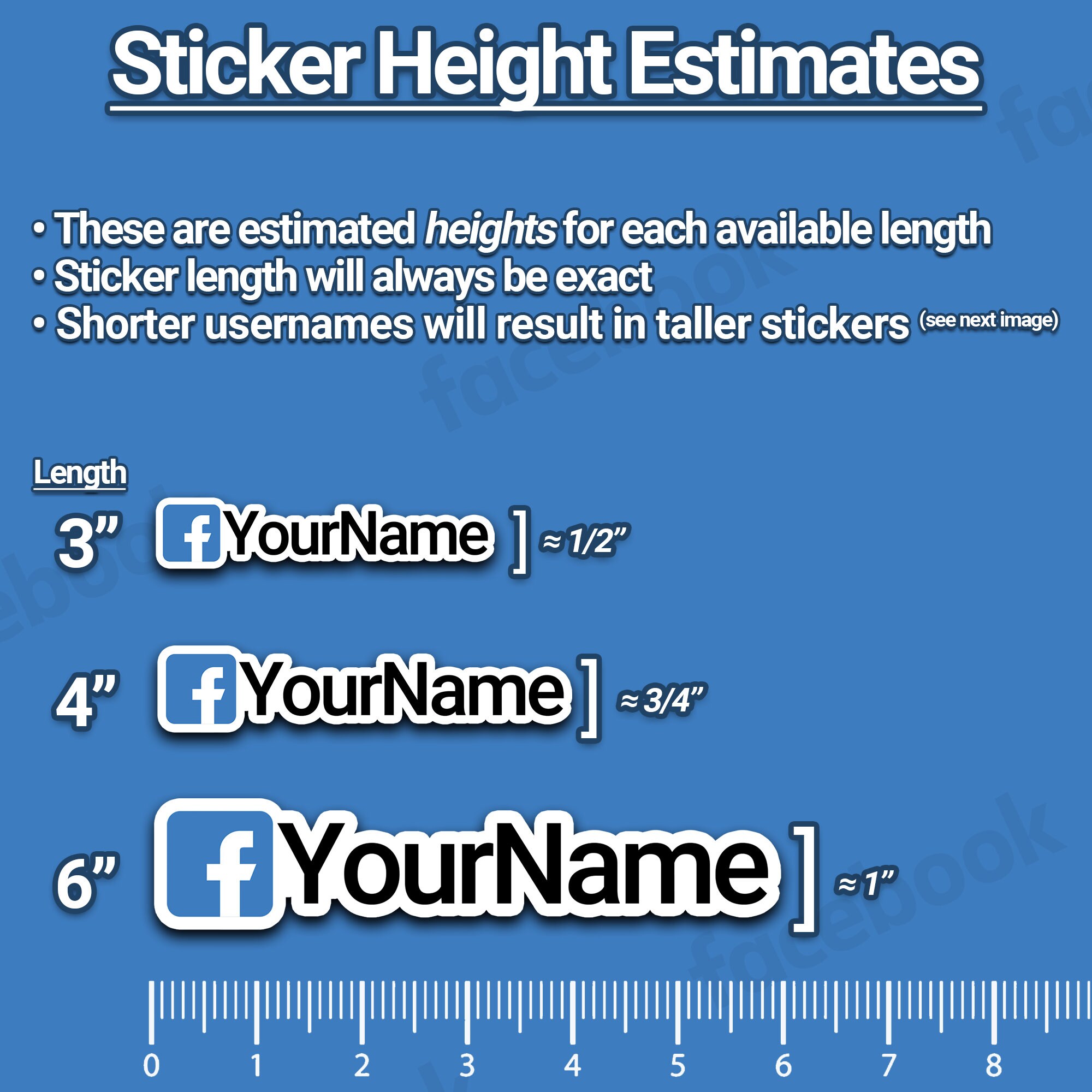 Facebook Sticker Pack Custom Matte Stickers - Etsy