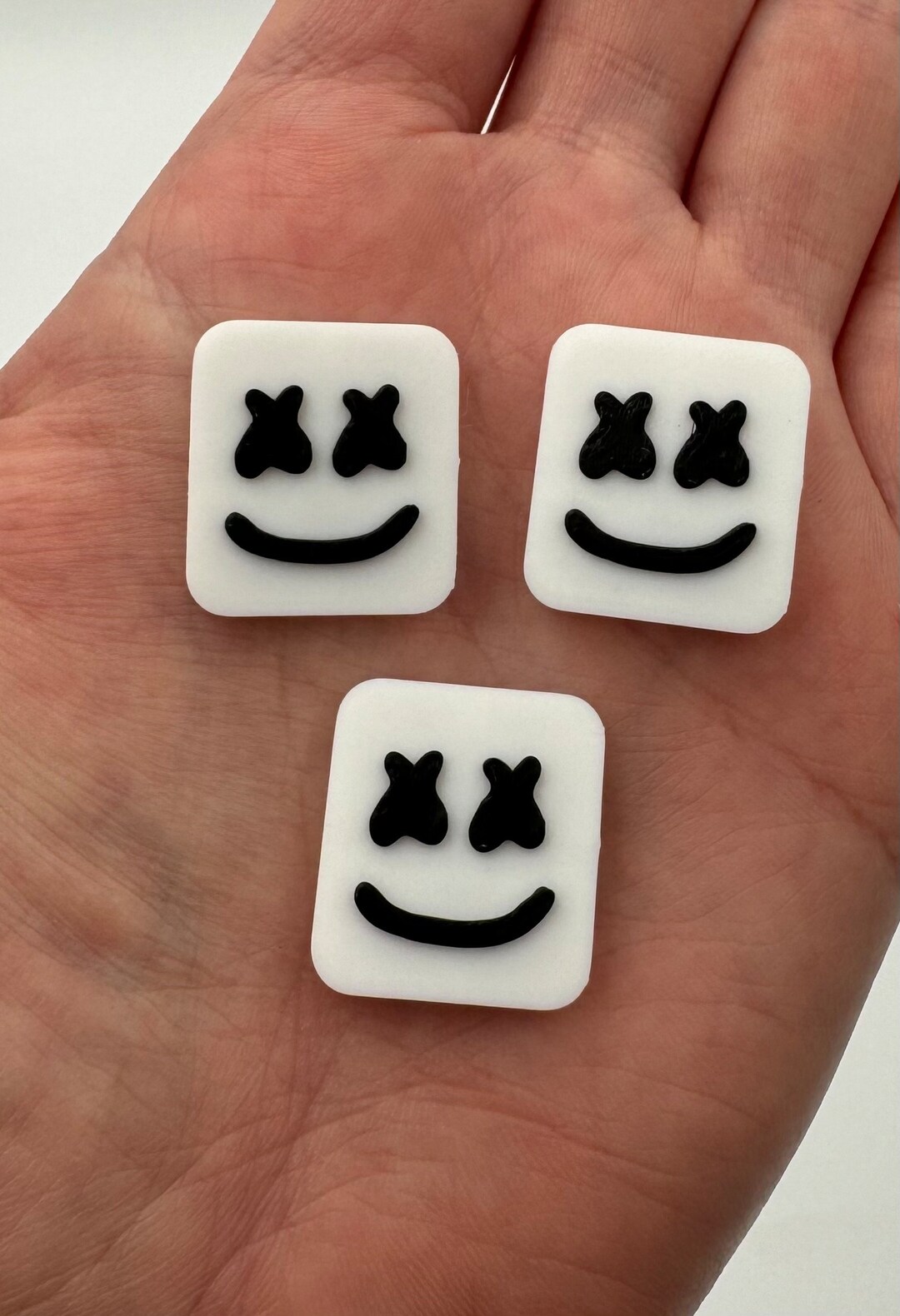 Marshmello Inspired Kandi Beads Rave Charms EDC Beads Rave Beads - Etsy