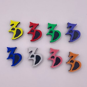 Zeds Dead Kandi Bead Rave Beads 3d Printed Inspired Dj Beads - Etsy