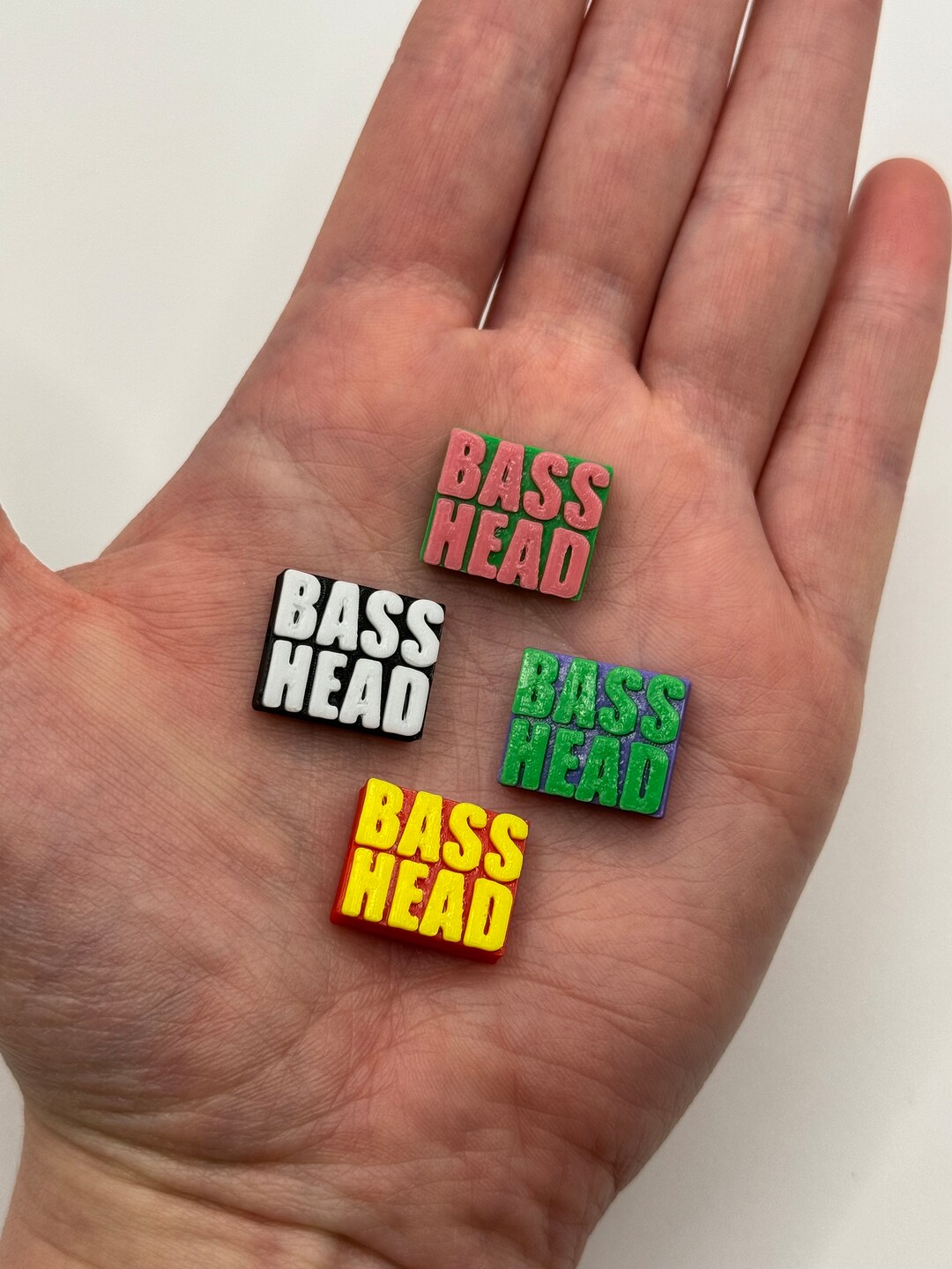 Bass Head Kandi Beads | Focal Beads / Charms for Raves, Friendship ...