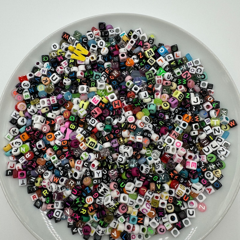 Alphabet Beads - Etsy
