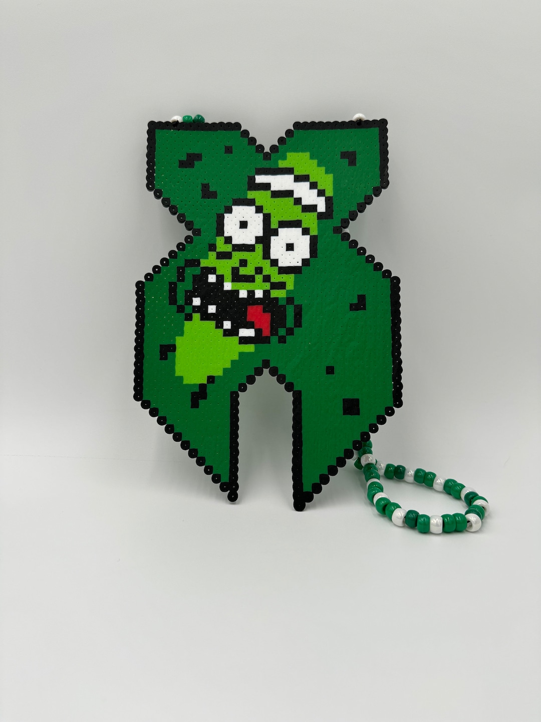 X Perler X Pickle Rick Perler Necklace - Etsy