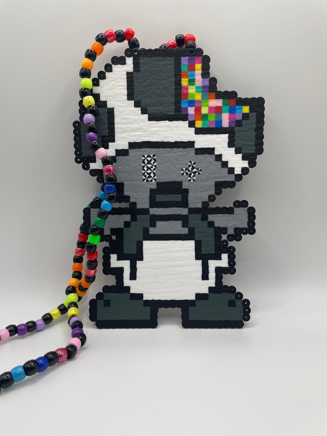 Trippy Toad Perler Necklace - Etsy