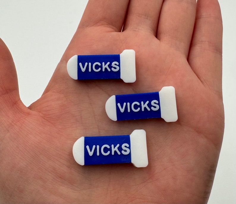 3D Printed Vicks Inspired Bead | Rave Bracelet Charm - Etsy