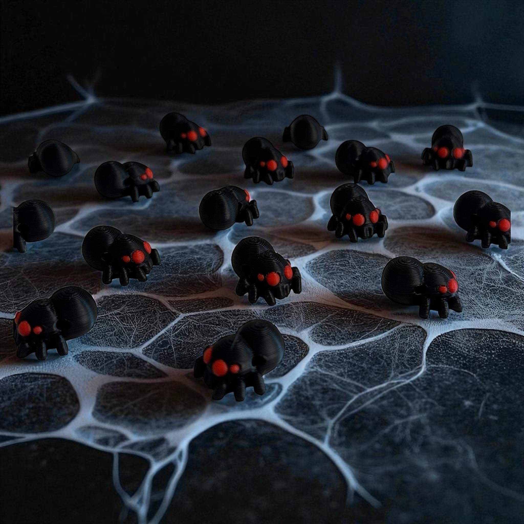 3D Printed Spider Kandi Beads | Rave Bracelet Charms - Etsy