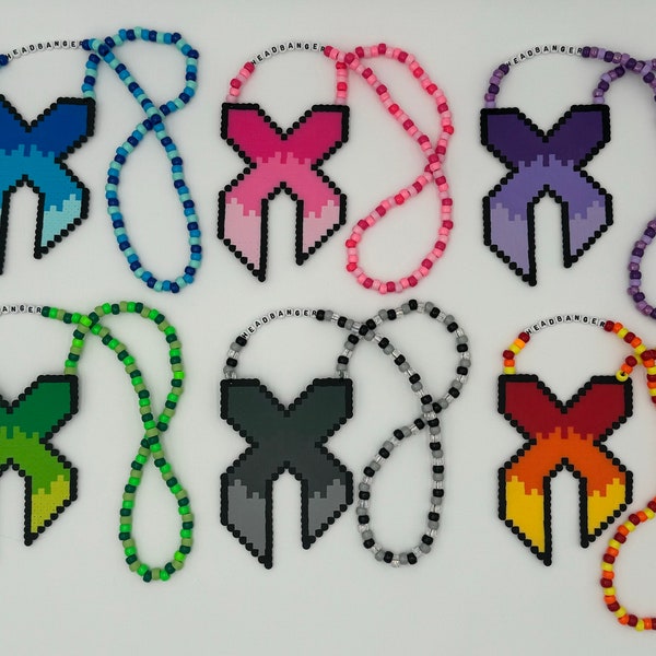 Perler Bead Necklace - Etsy