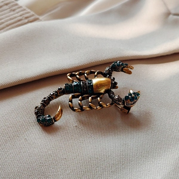 Scorpion Brooch - Etsy