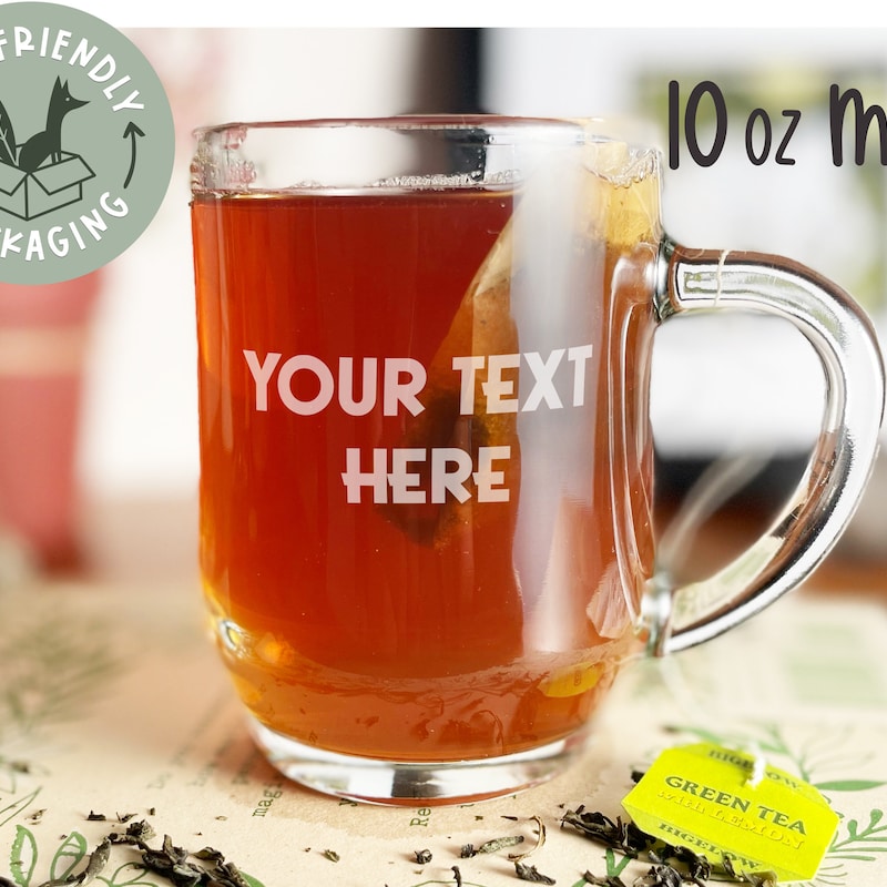 Personalized Glass Mug - Etsy