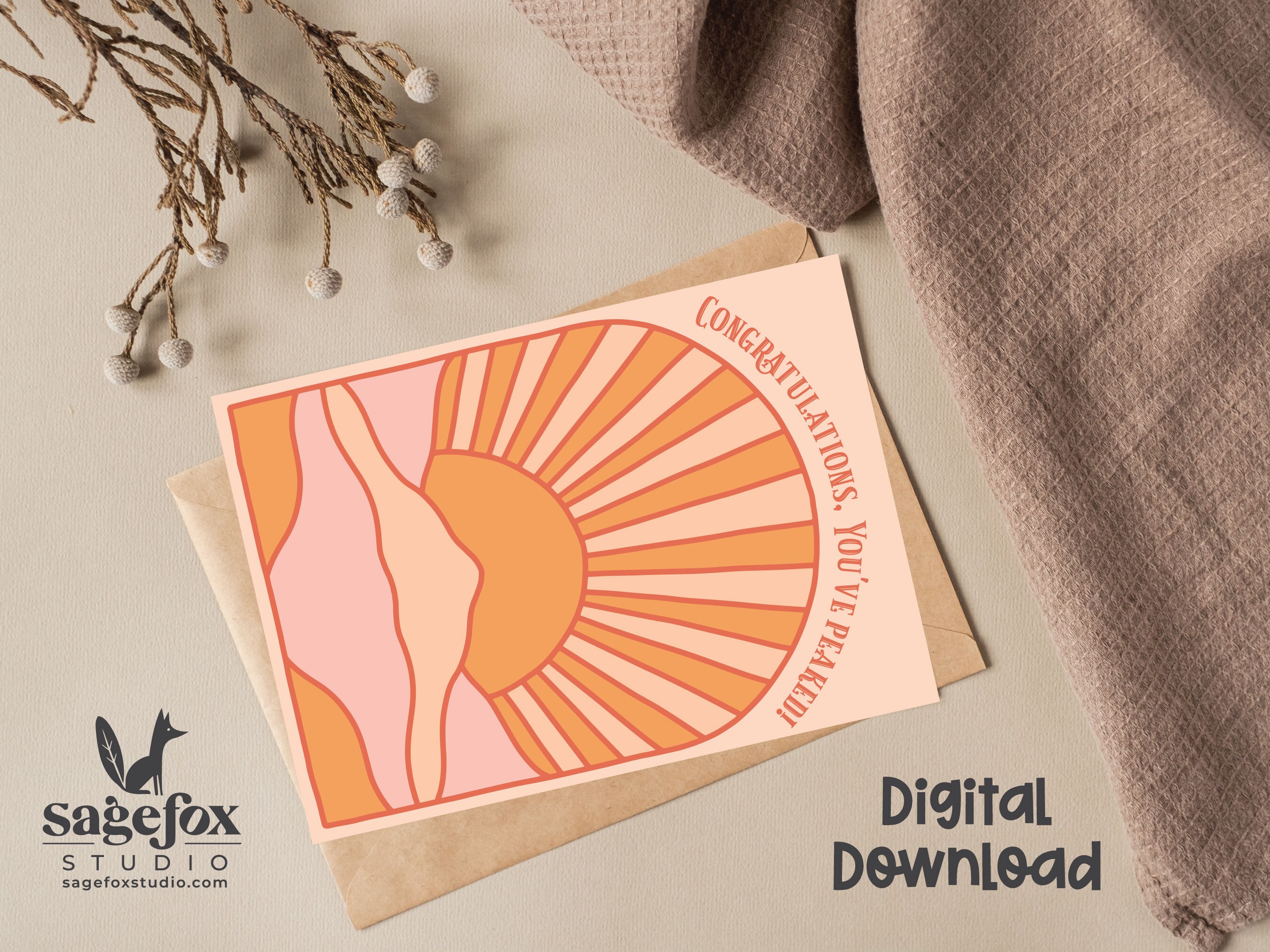 Printable You've Peaked Birthday Card Greeting Card - Etsy