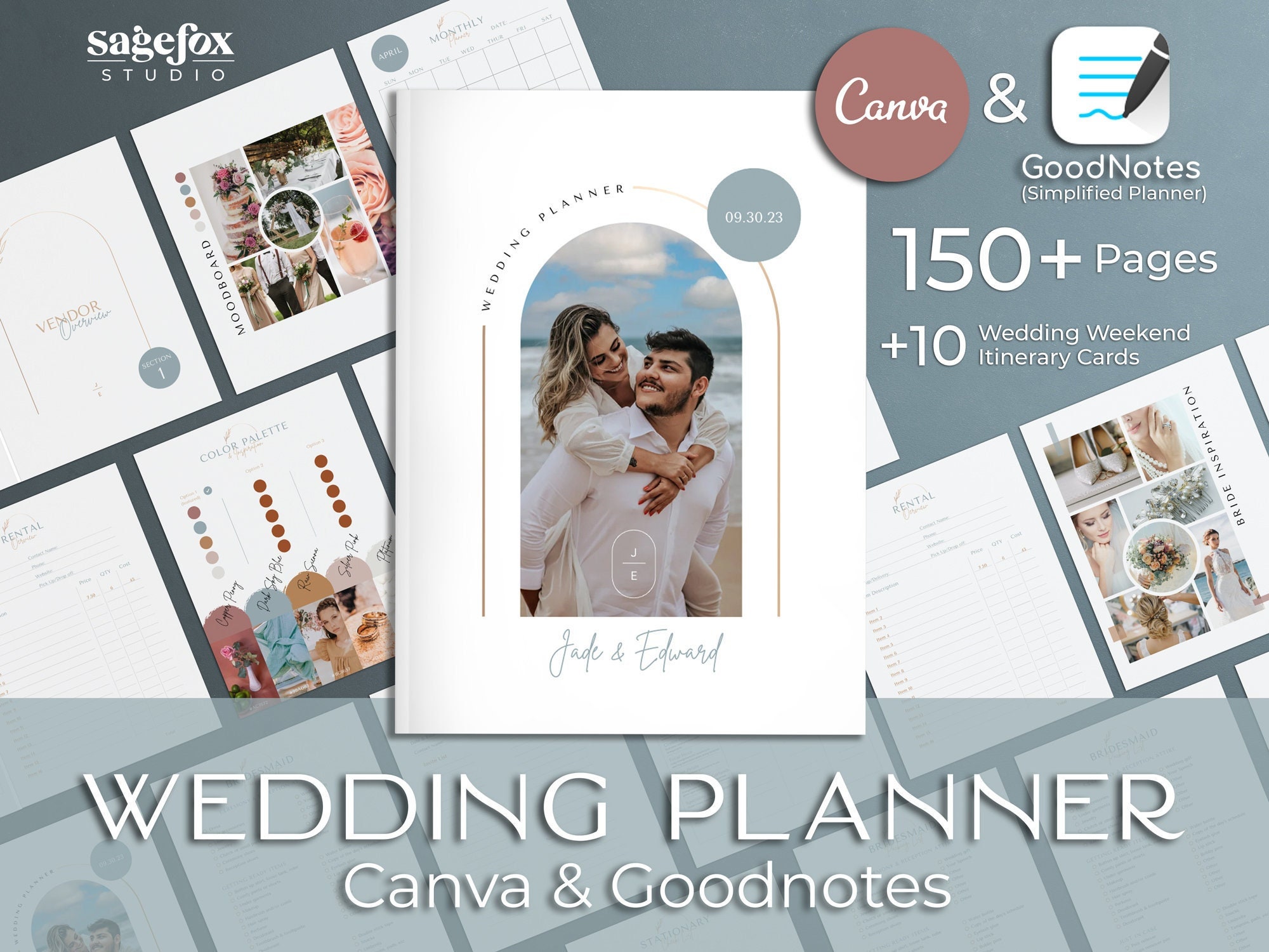 Canva Wedding Planner Template,goodnotes Wedding Planner,digital ...