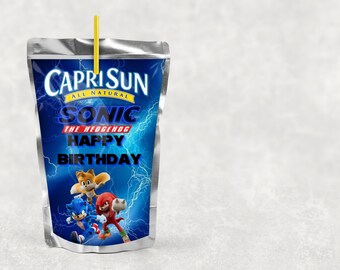 Sonic Movie Treat Printable - Etsy