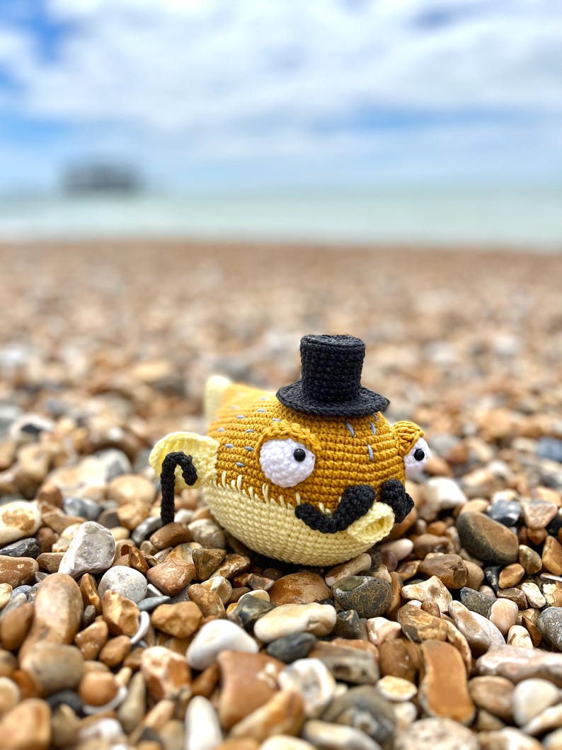 Crochet Pattern Ernie the Puffer Fish (fugu Fish) and His Girlfriend ...